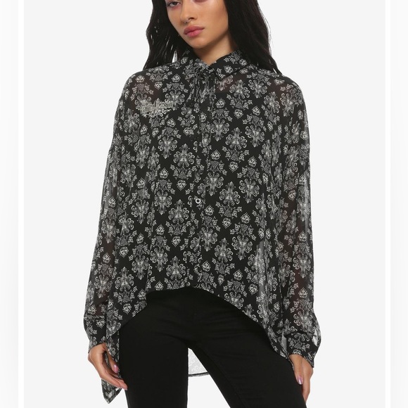 Hot Topic | Tops | Hot Topic Haunted Mansion Wallpaper Top | Poshmark